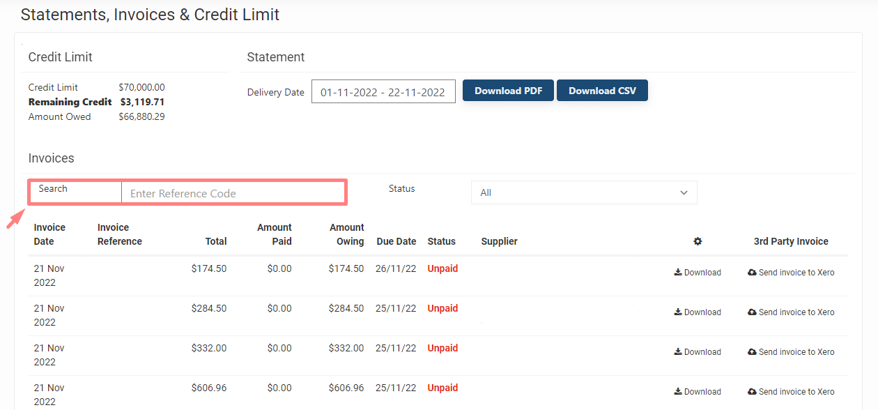 How to view or download invoices - Get help using FoodByUs