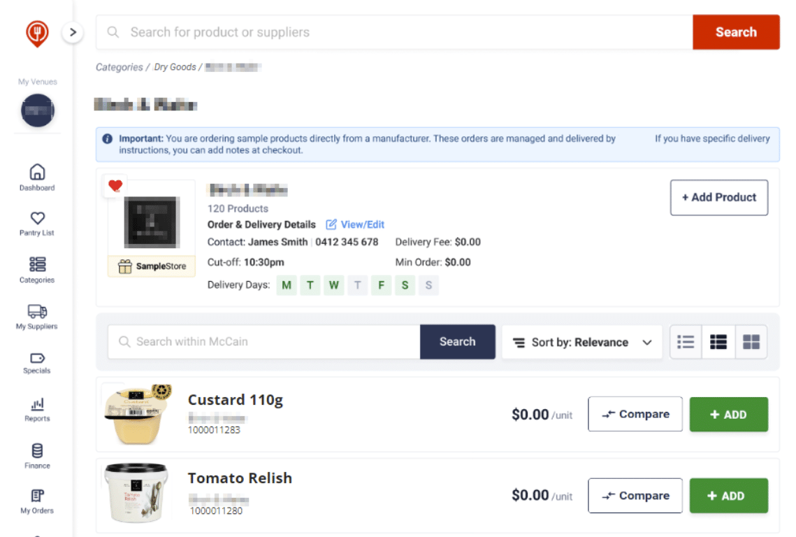How to order samples from manufacturers - Get help using FoodByUs